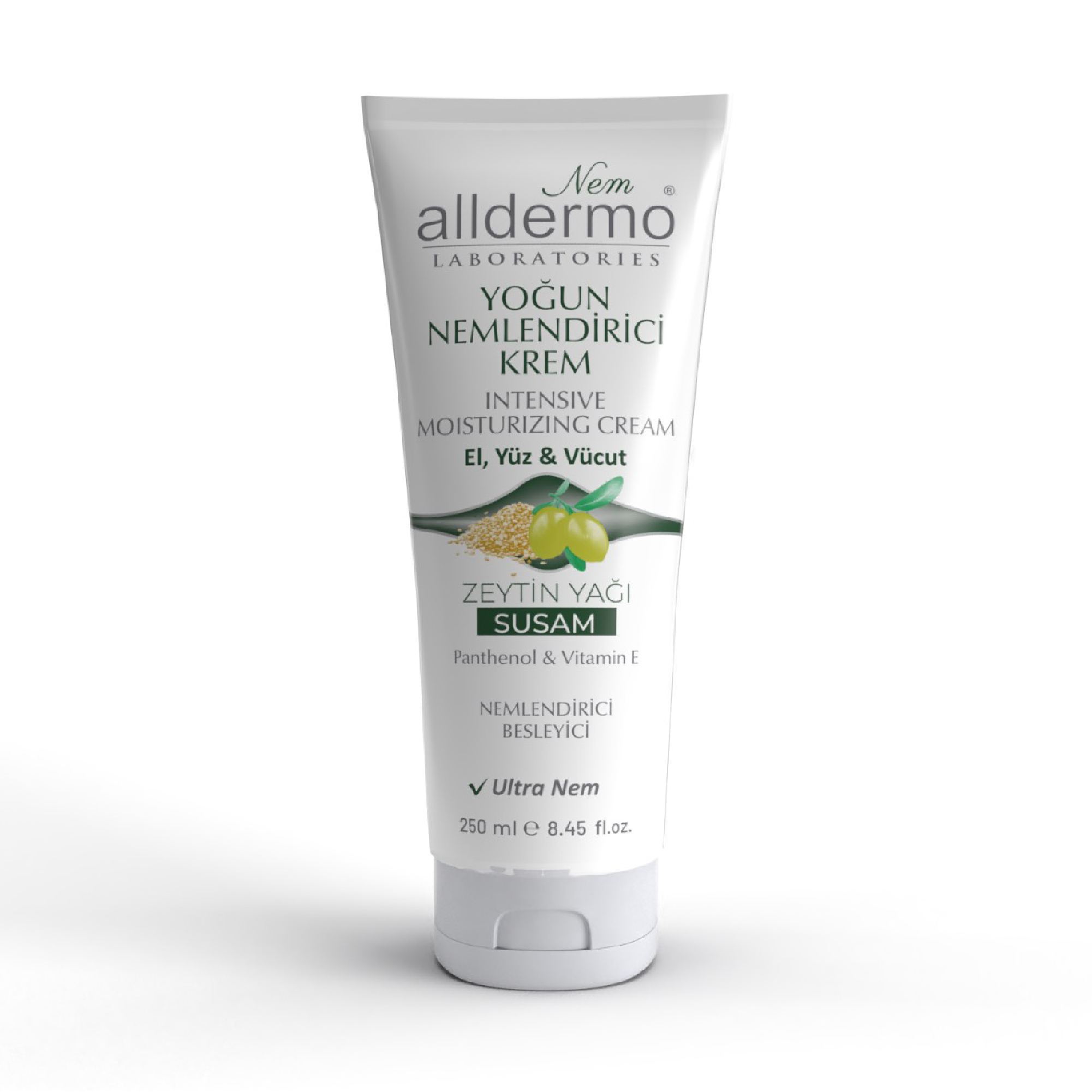 Yoğun Nemlendirici Susam & Zeytinyağı El Kremi - Alldermo Laboratories